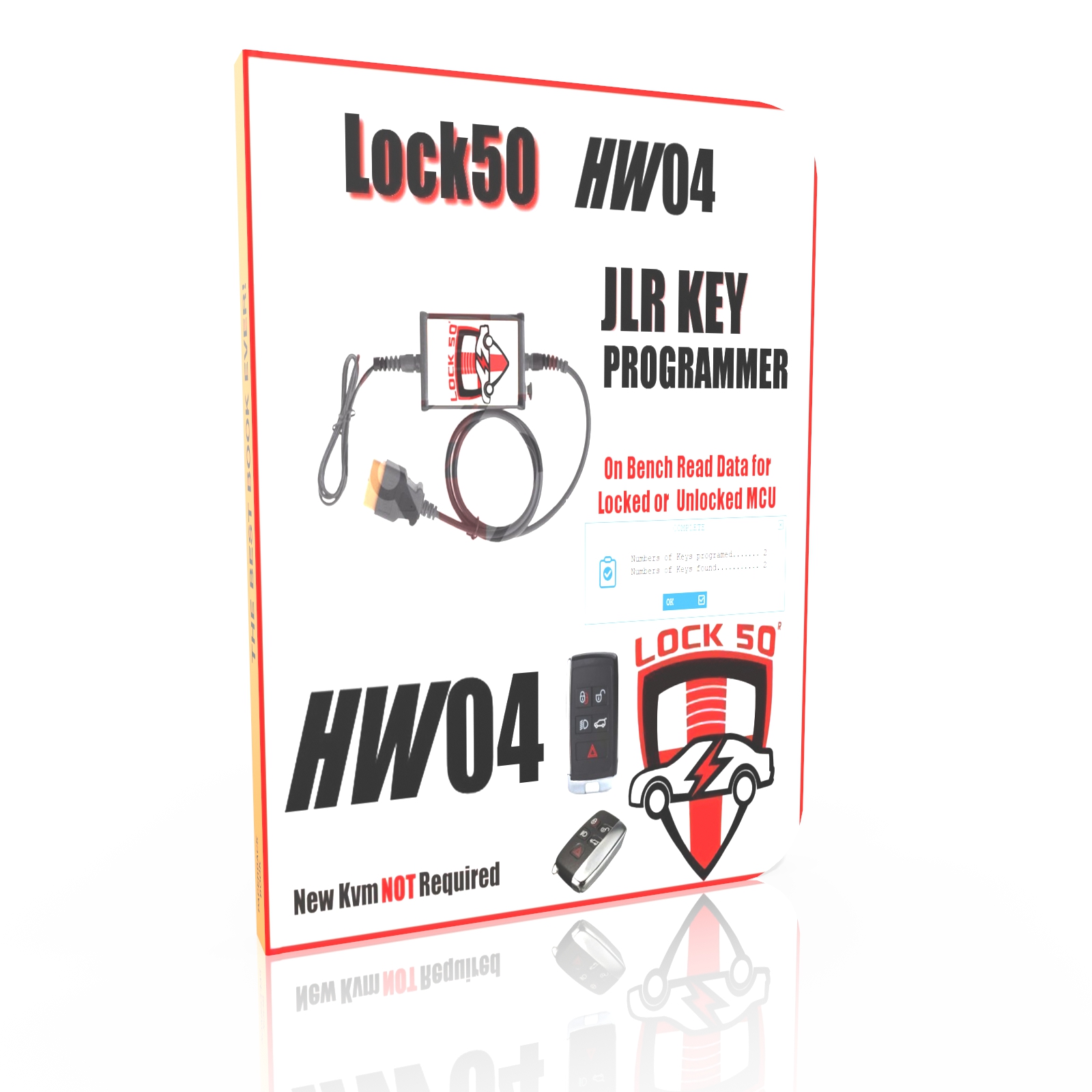 Lock50 JLR HEX Doctor HW04 JLR Key Programmer 2017 to 2023+ JLR PEPS UWB key programmer ...