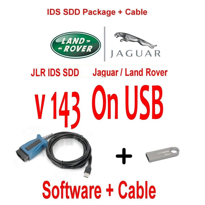 Jaguar Land Rover Range Rover Diagnostics kit IDS SDD JLR 143 + Cable